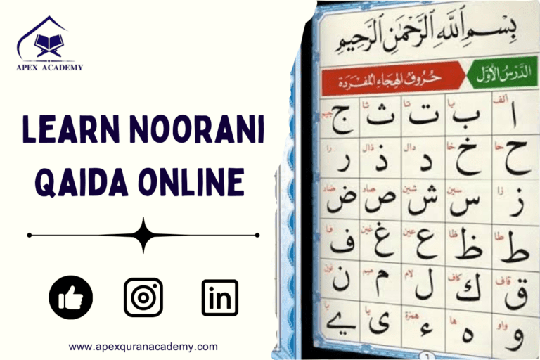 Learn Noorani Qaida Online - Apex Quran Academy